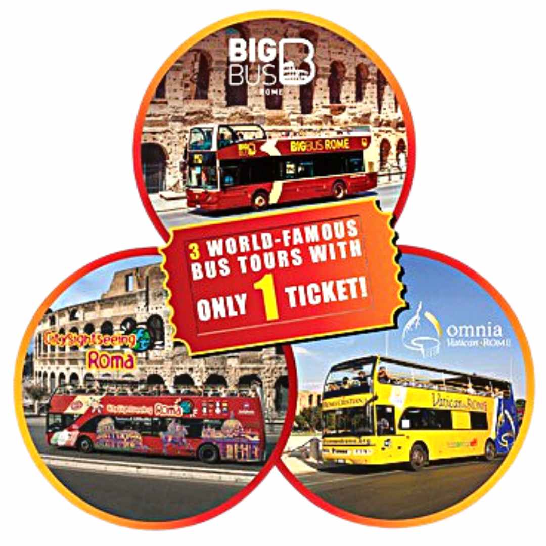 Rome BIG BUS Hop-on Hop-off - City cards Italia